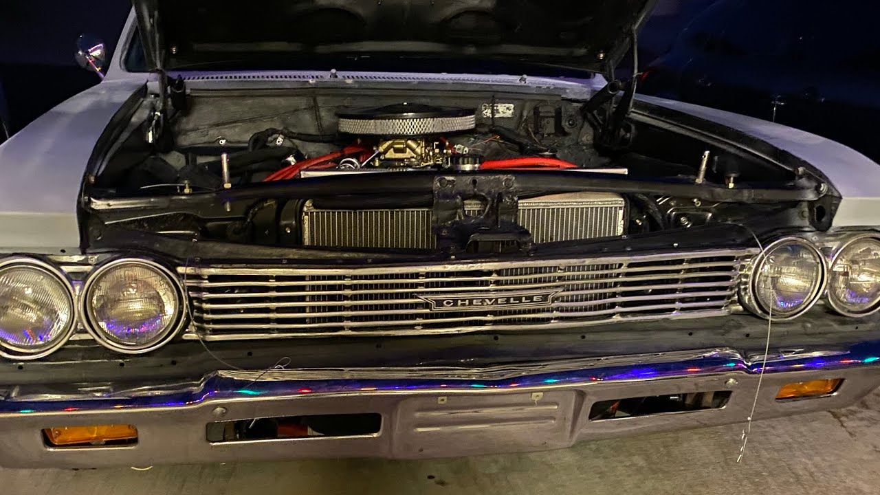 1966 Chevelle Update 74 Front Bumper Installed - YouTube