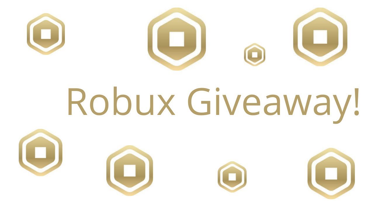 Robux giveaway 500 ROBUX GIVEAWAY - YouTube