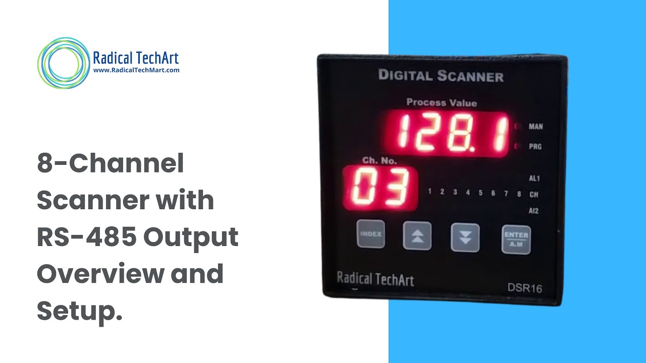 8-Channel Scanner with RS-485 Output - Complete Overview and Setup ...