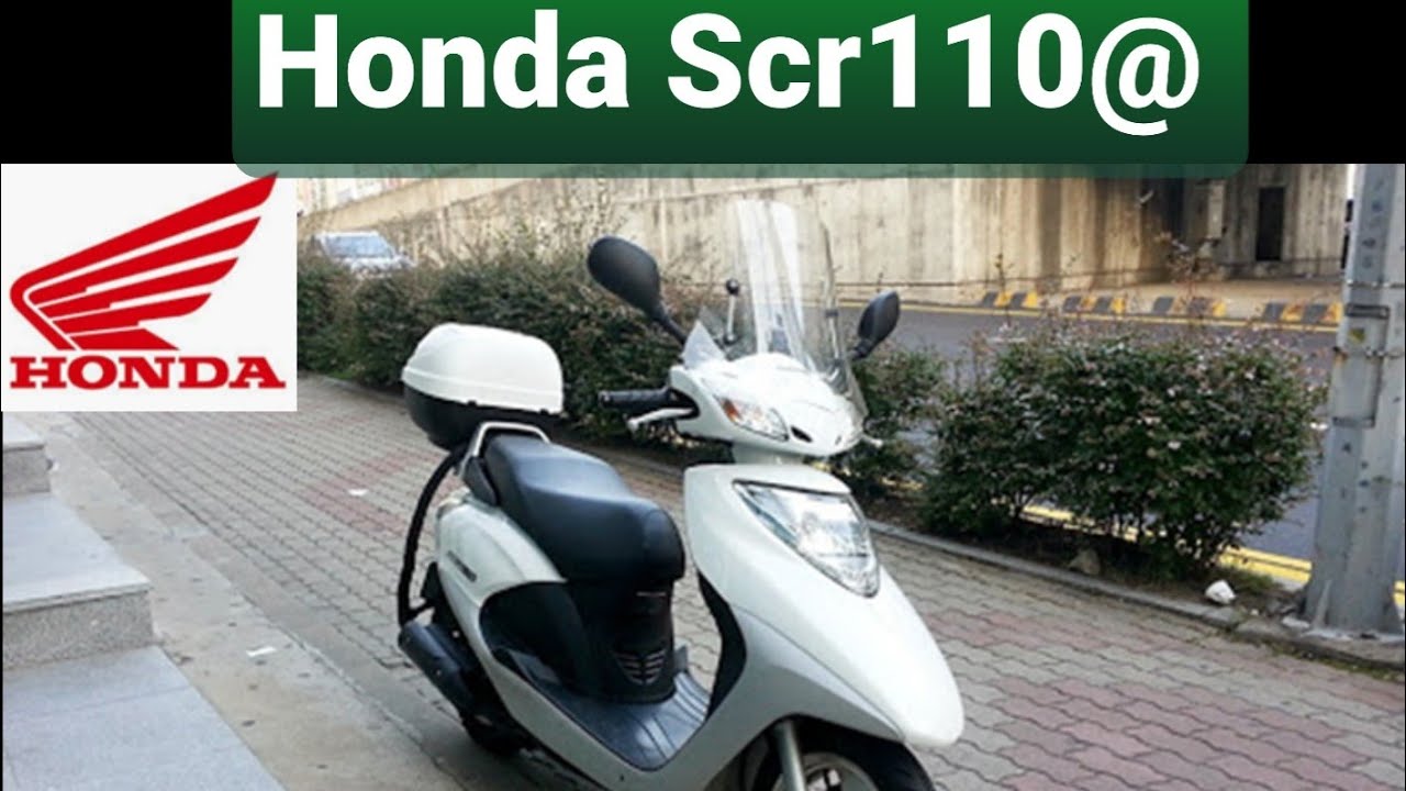 혼다 SCR110 알파 리뷰 / Honda scr110 Review - YouTube