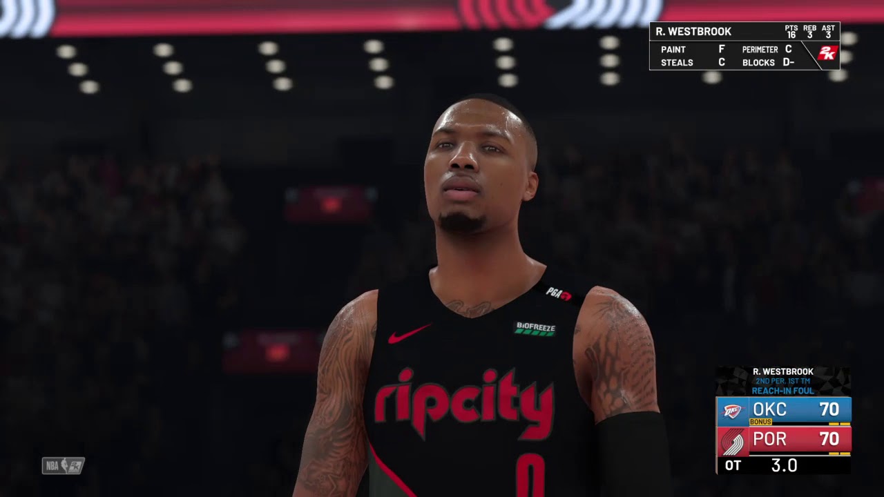 NBA 2K19 100k vc wager game gos double overtime - YouTube