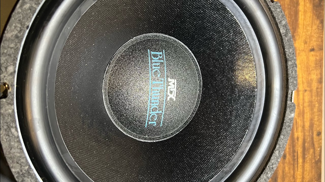 MTX Blue Thunder banpass box - YouTube