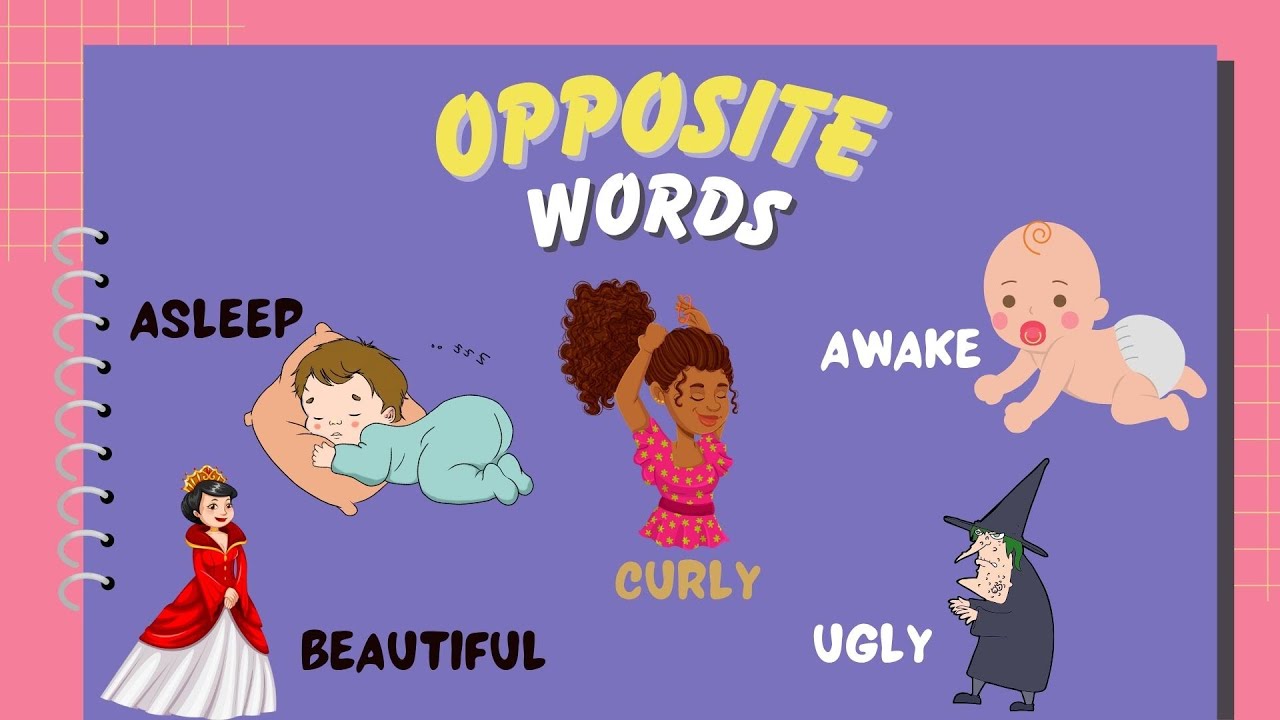 Learn Opposite Words in English 🧠 | Fun Animated Vocabulary for Kids ...