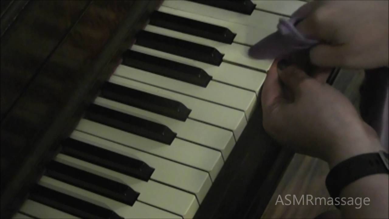 Cleaning and Tapping Piano Keys - Soft Spoken ASMR - YouTube