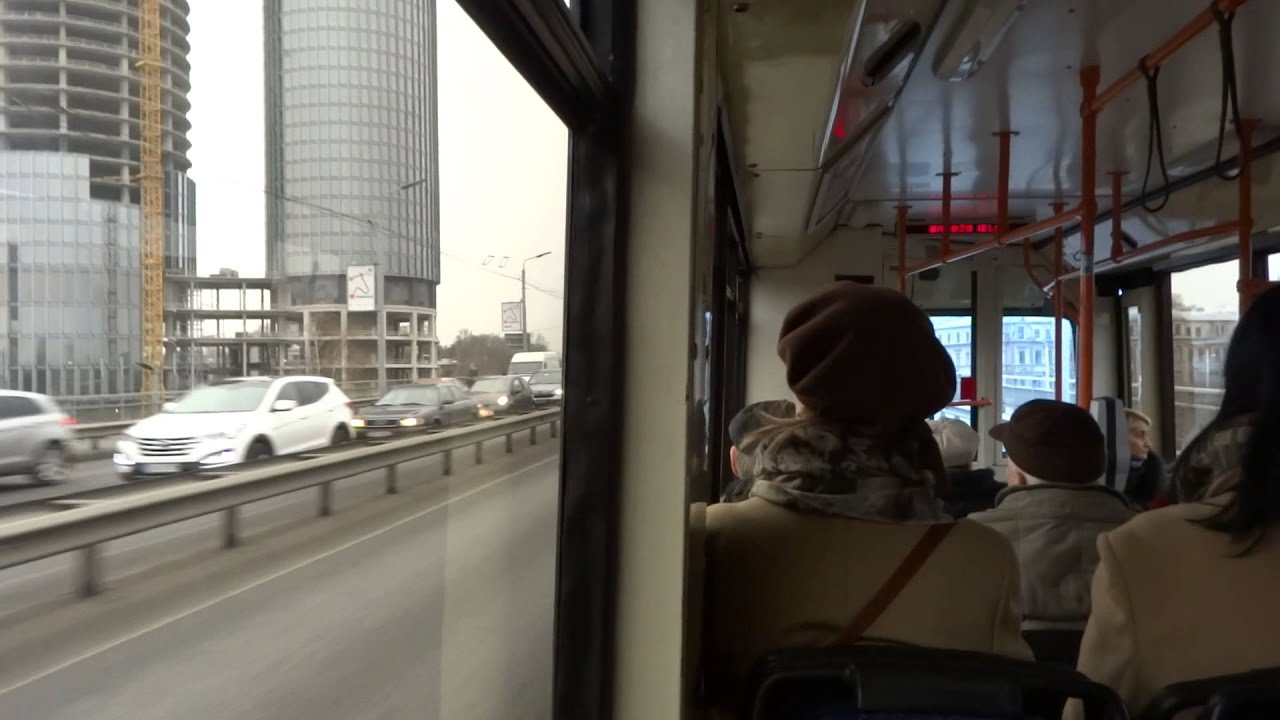 Ride with Riga trolleybus AKSM-333 27091 - YouTube