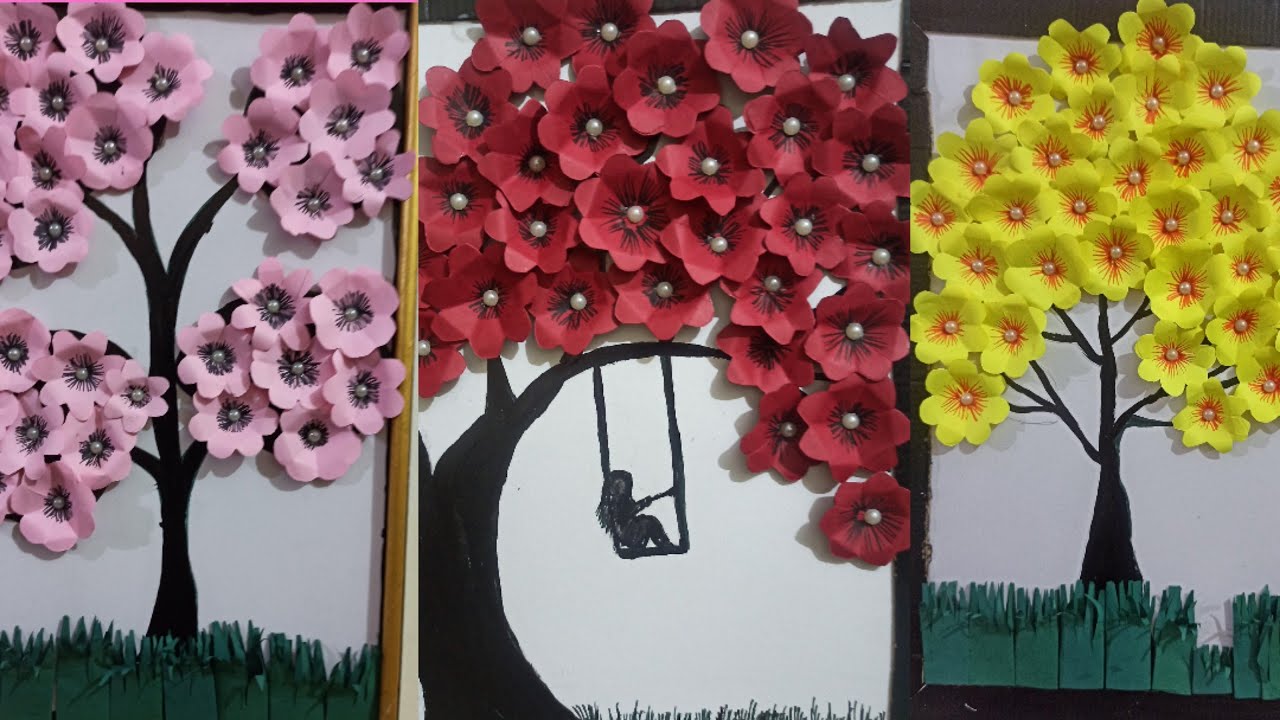 Unique Paper Wall Hanging/ Paper Craft for Home Decoration/Paper Flower ...