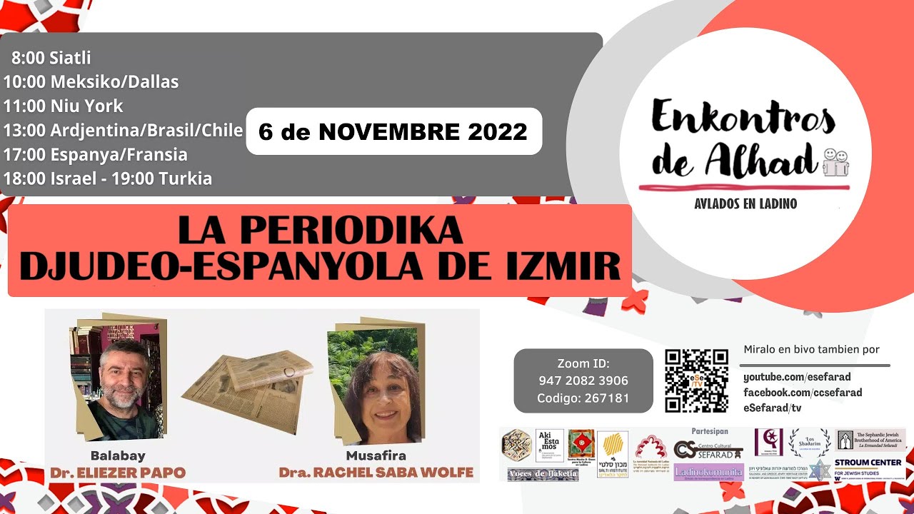 ENKONTROS DE ALHAD :: "LA PERIODIKA DJUDEO-ESPANYOLA DE IZMIR" con ...