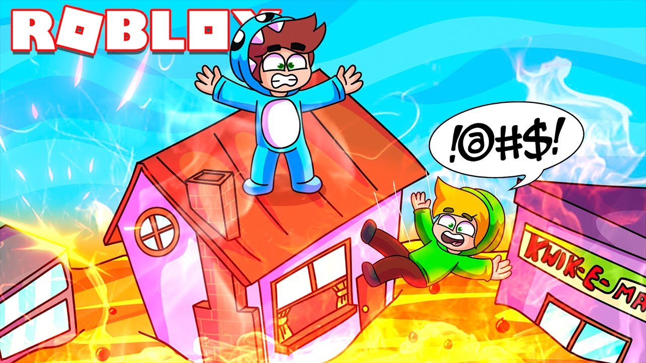 EL PISO es LAVA en ROBLOX MOMENTOS DIVERTIDOS 🤣 - YouTube