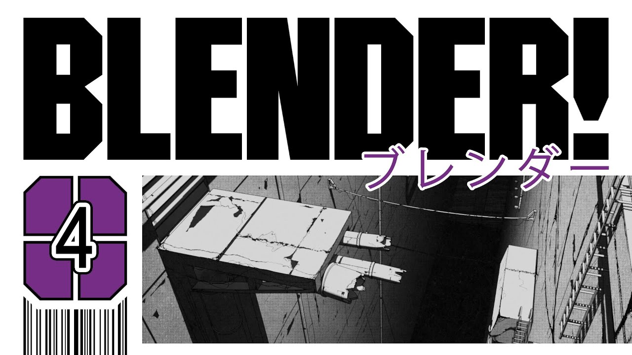 BLENDER! - Manga Style Animation (BLAME! Edition) - Background Material ...