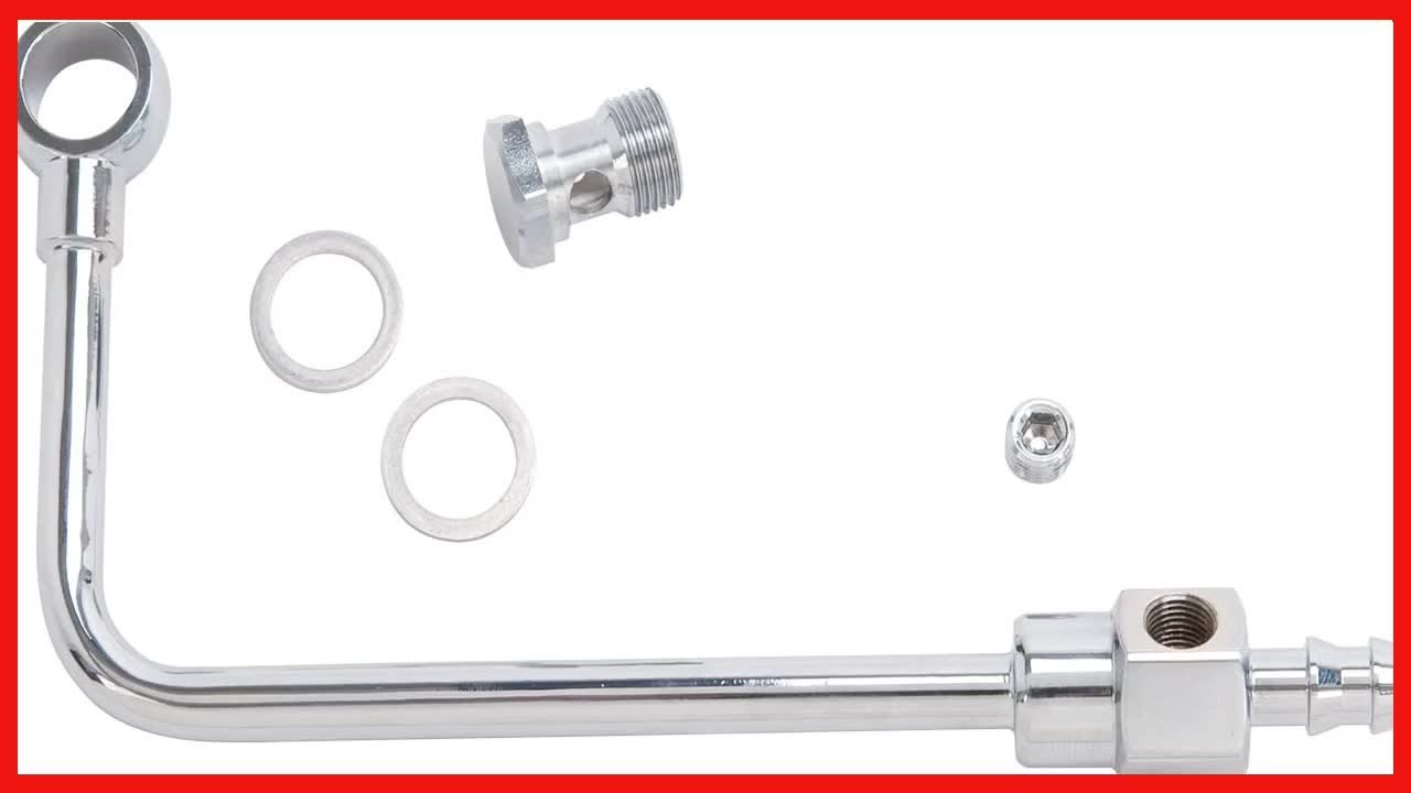 Great product - Edelbrock 8126 Chrome Fuel Line - YouTube