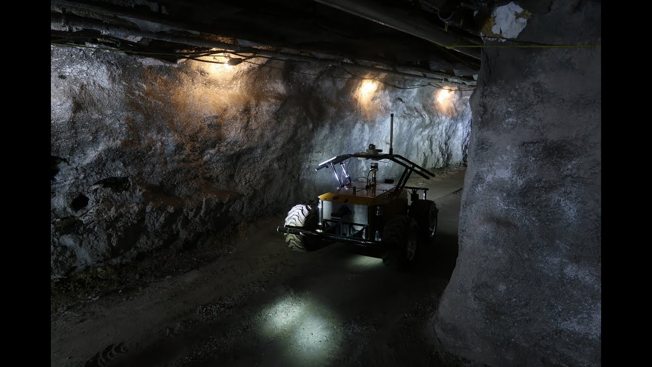 Time lapse of the construction of a stone mine robot - Rhino - YouTube