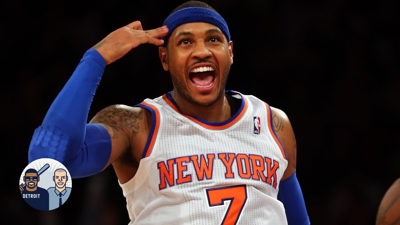 Carmelo Anthony hopes the Knicks retire his number | Jalen & Jacoby ...