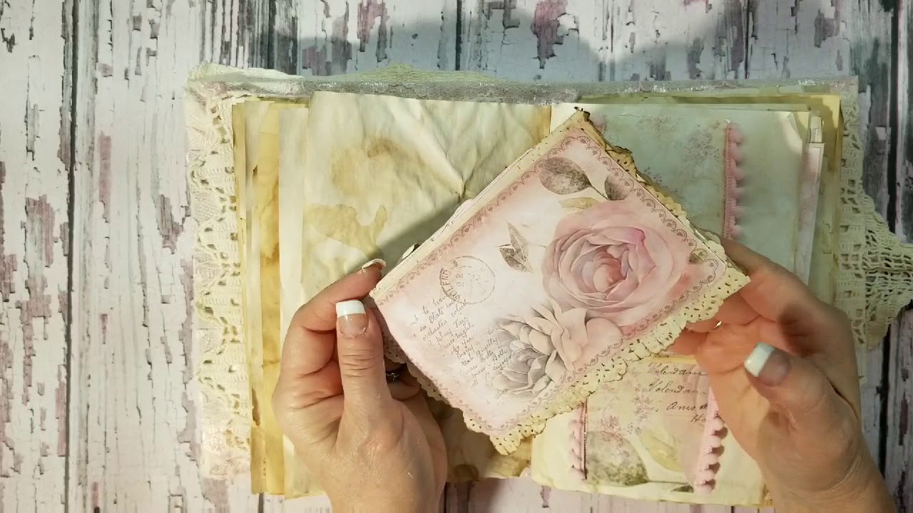 *FOR SALE* Stamperia Shabby Rose Vintage Journal for ASC Supplies on ...