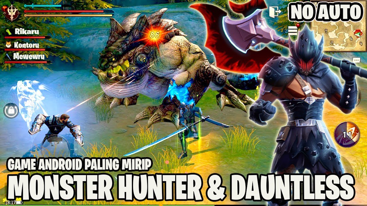 Nunggu DAUNTLESS di android? main game ini dulu!! - Errant Hunter Soul ...