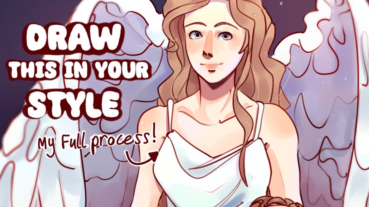 Full Digital Art Process + My Online Art Journey so Far 🪽 - YouTube