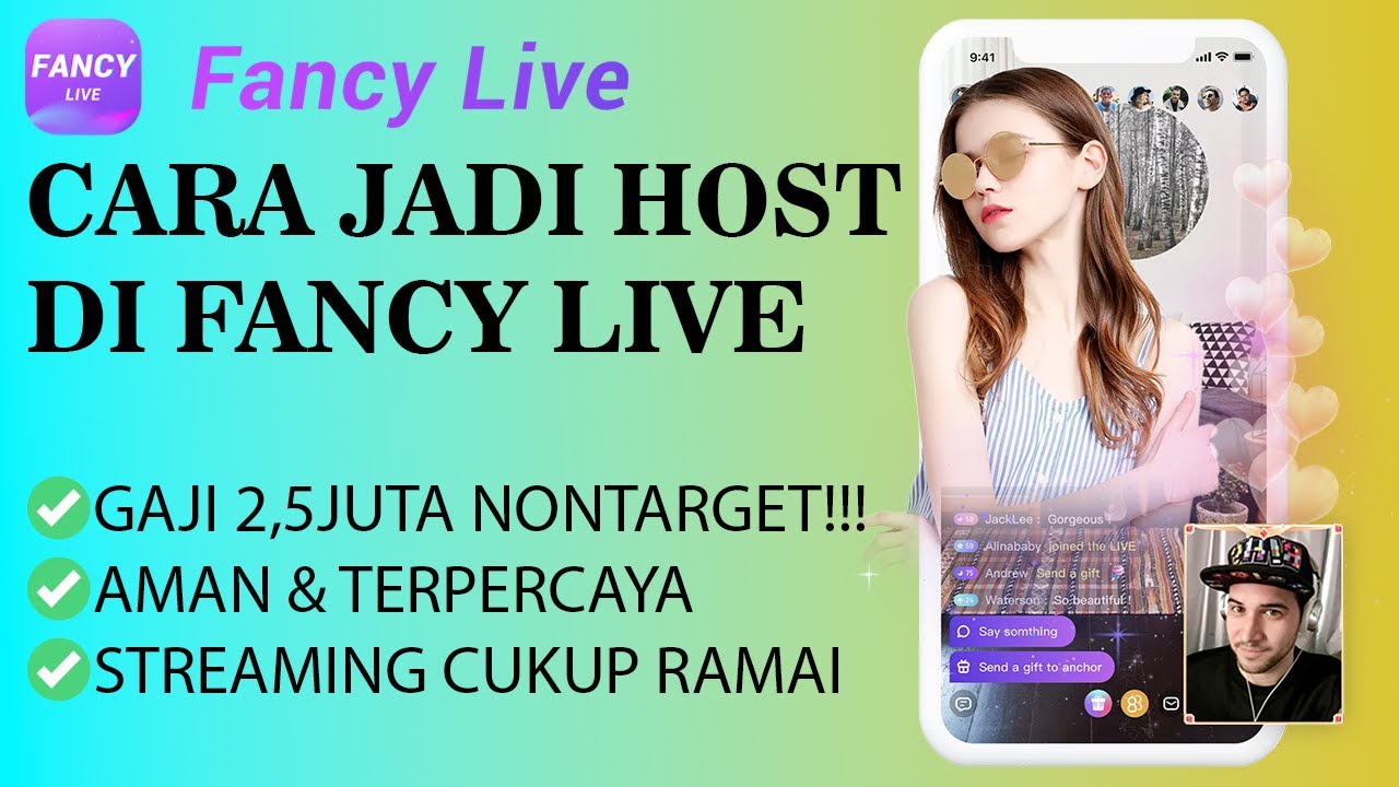 CARA JADI HOST STREAMING - DI FANCY LIVE - YouTube