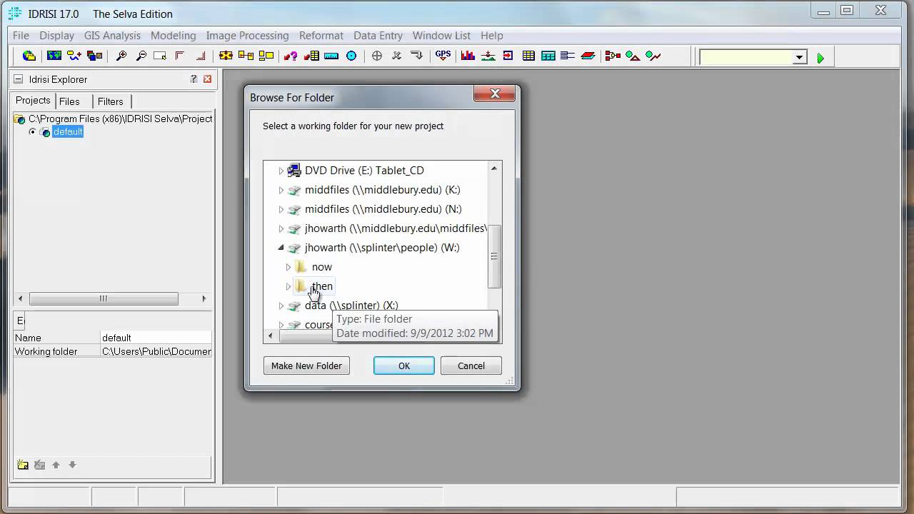 01-I Get Data and Set Up Idrisi Project - YouTube
