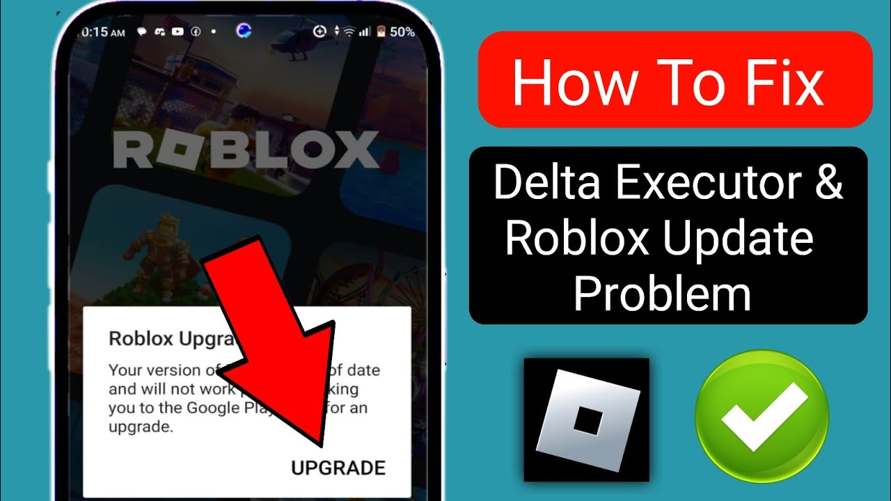 "How to Fix Roblox Upgrade & Delta Executor (New Version Fix)" - YouTube