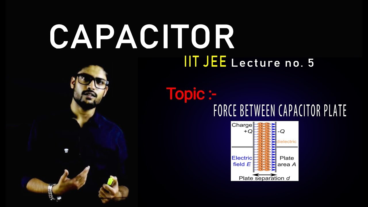 5) Capacitor | force between capacitor plates | IIT JEE/NEET | Physics ...