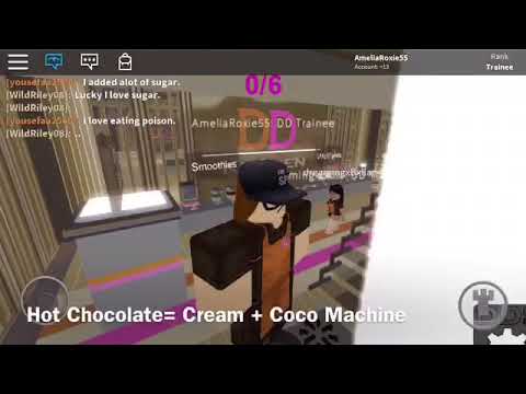 How to make Hot Chocolate| Dunkin Donuts 🍩 ROBLOX - YouTube