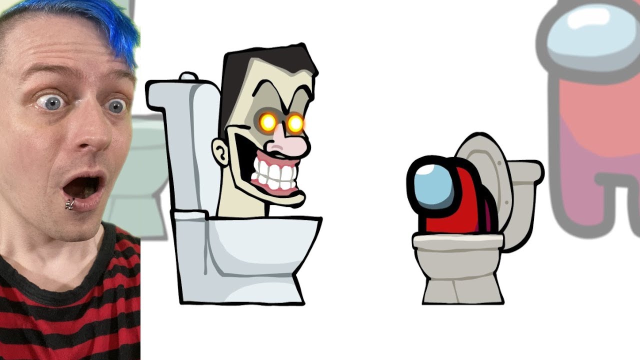 Skibidi Toilet Characters Fight Mini Crewmate (Animation Reaction ...