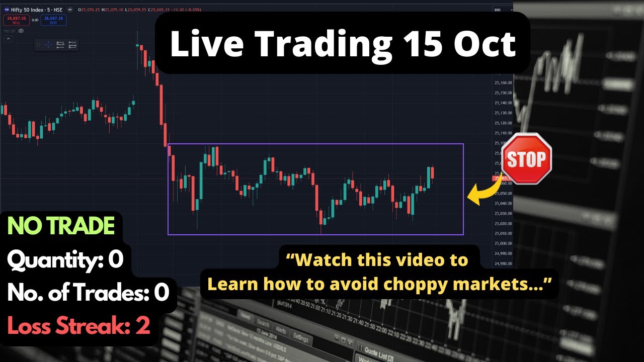NIFTY50 LIVE TRADE 15 OCT | HOW TO AVOID BAD TRADES | HOW TO IDENTIFY ...