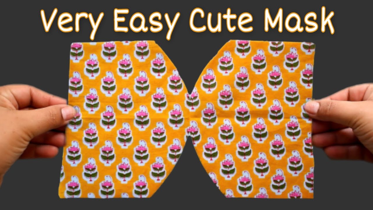 All Sizes Very Easy New Style Cute Mask - Face Mask Sewing Tutorial ...