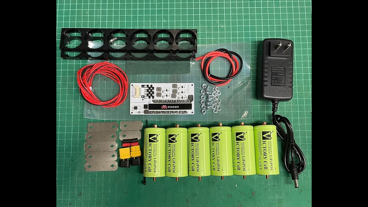 วิธีประกอบ BMS 6s ฟอตเฟต ตัวใหม่ มี Active Balance ในตัว - YouTube