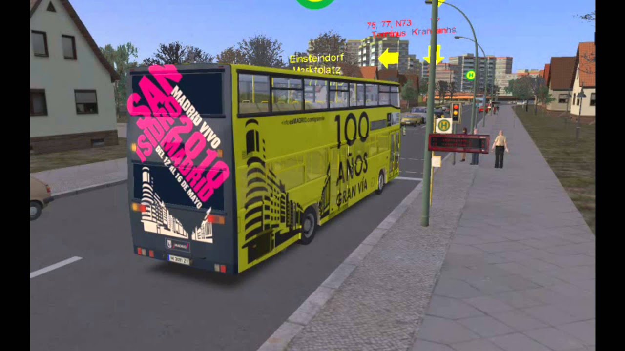 OMSI Bus Simulator - Man SD202 D92 - 100 años gran vía - YouTube