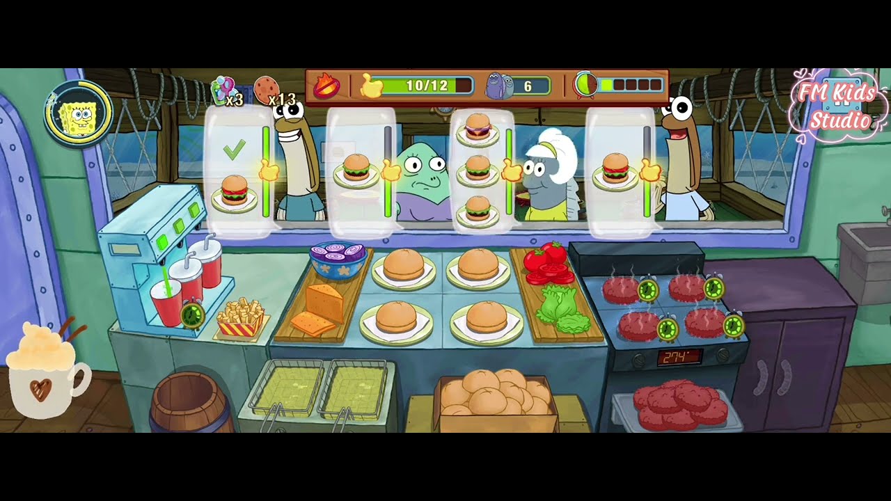 Spongebob Squarepants Get Cooking Krusty Krab 25 - YouTube
