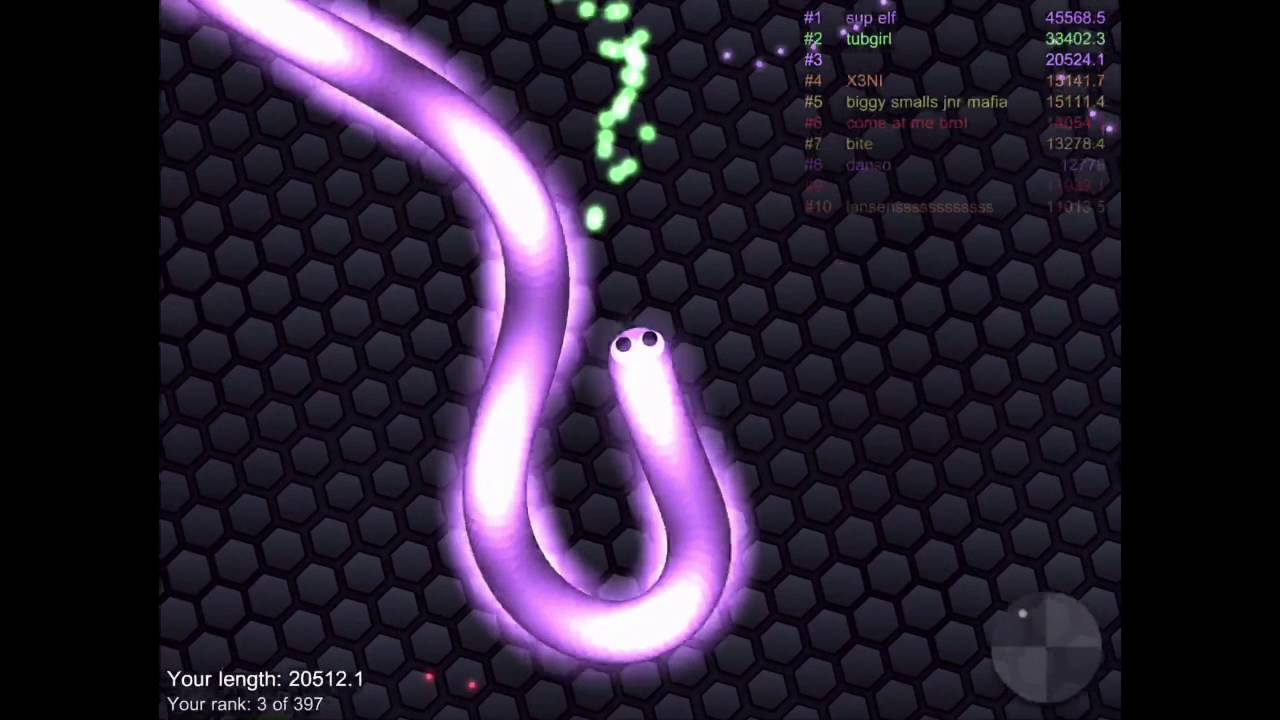 Slither.Io New World Record On iPad? 60000 mass - YouTube