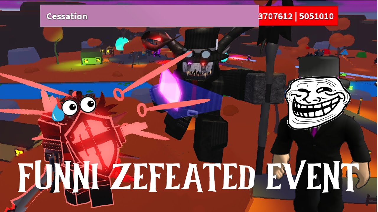 Funni Zefeated event - tower battles battlefront - YouTube