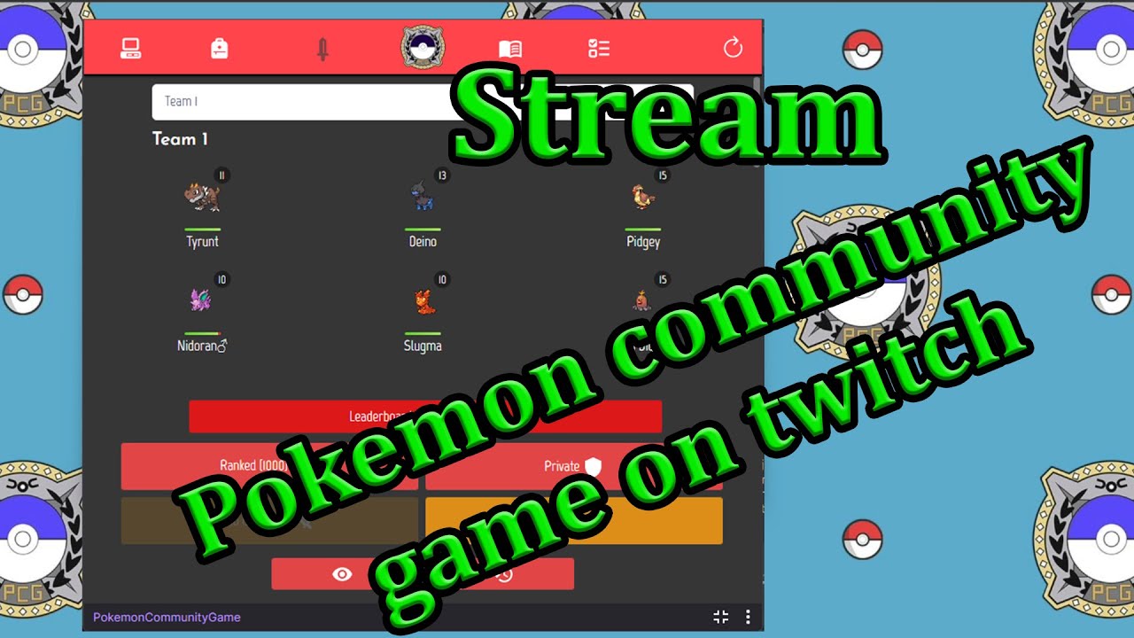 How to capture the pokemon community game battle's on stream twitch ...