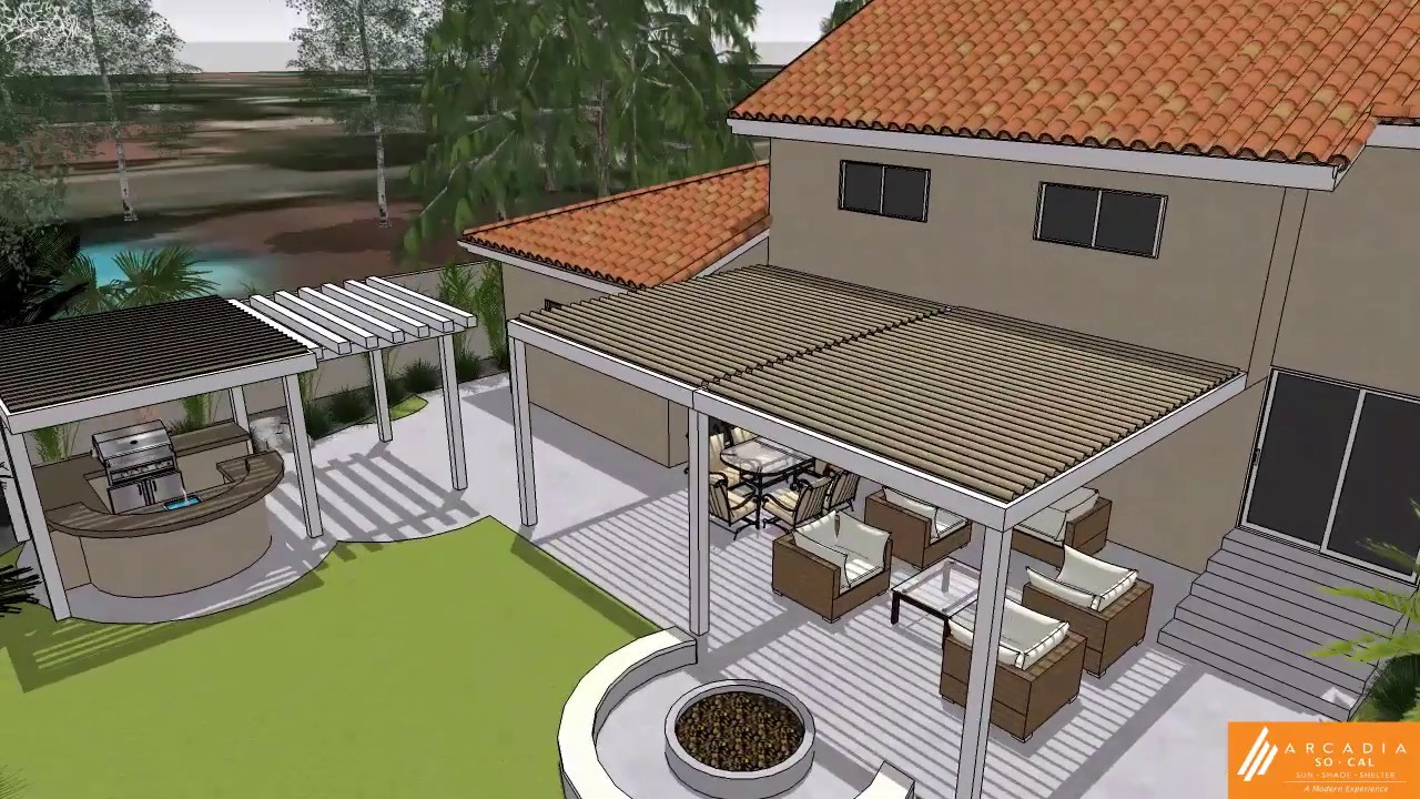 3d Rendering Sketch of proposed Smart Patio Plus Patio - YouTube