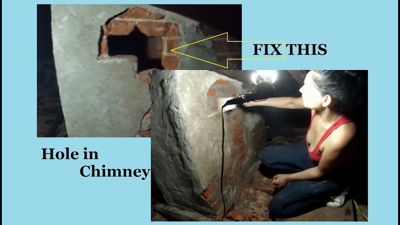 How to Repair a Hole in the Chimney - YouTube
