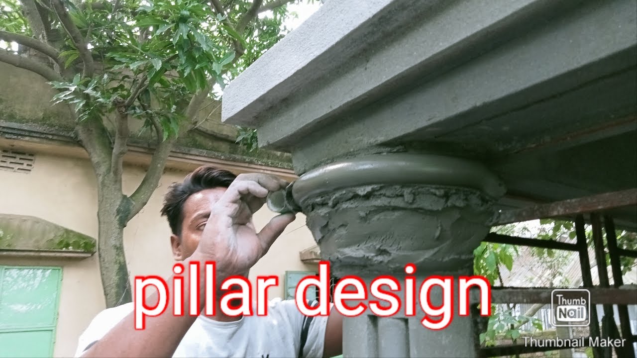Amazing round pillar design - YouTube
