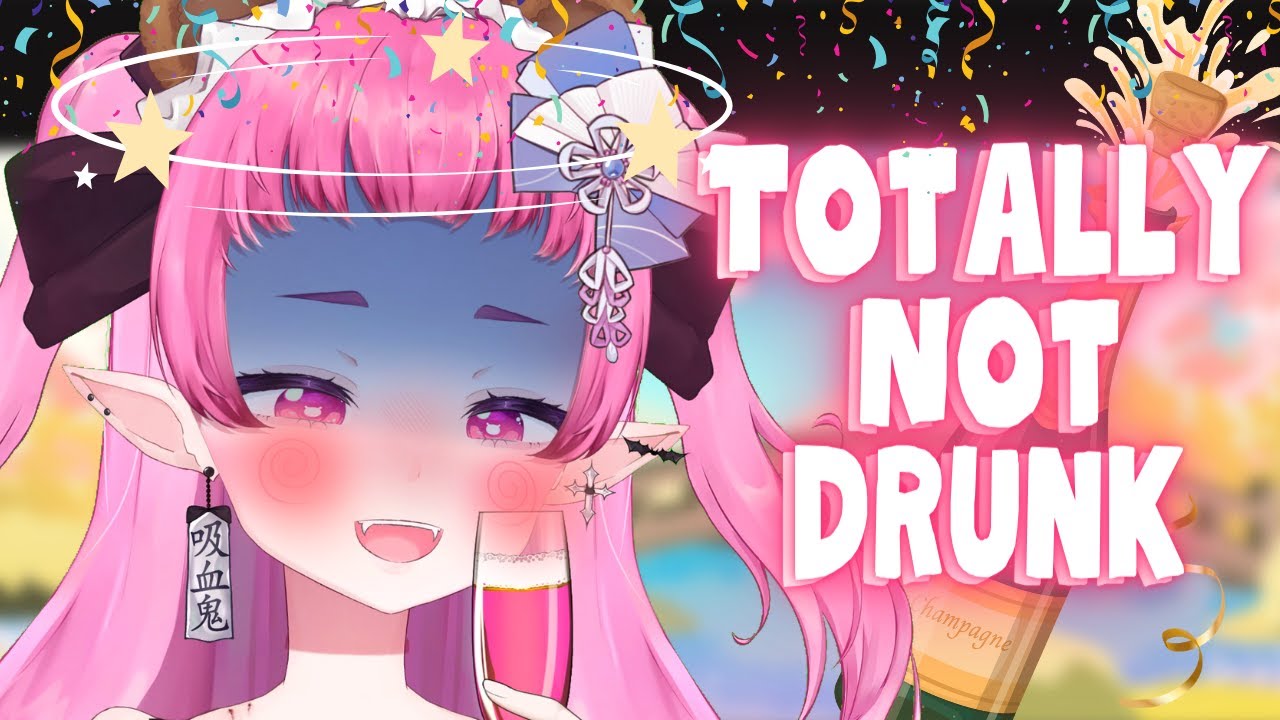 Vtuber Too Drunk For New Years - YouTube