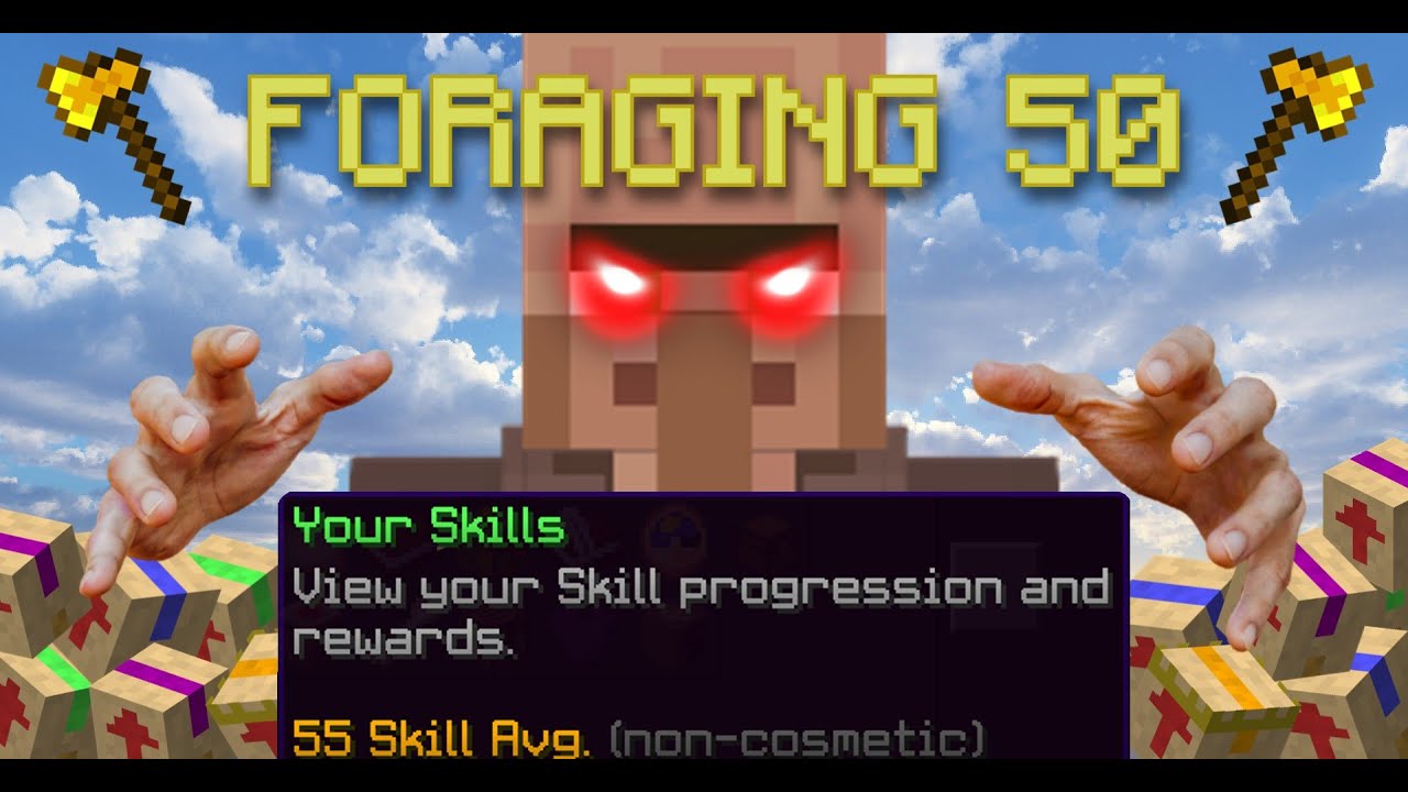 I Finally Got Max Skill Average | Hypixel Skyblock - YouTube