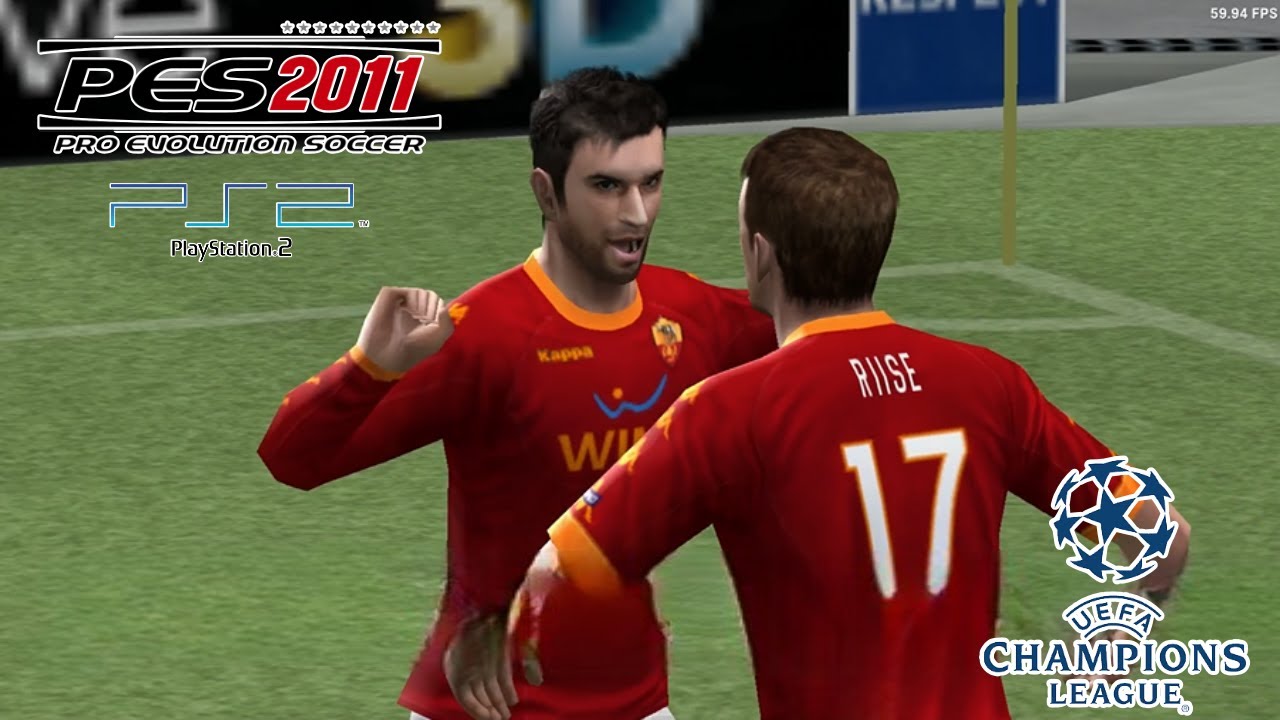 Pes 2011 Ps2 | Roma vs Inter | Uefa Champions League | Amistoso - YouTube