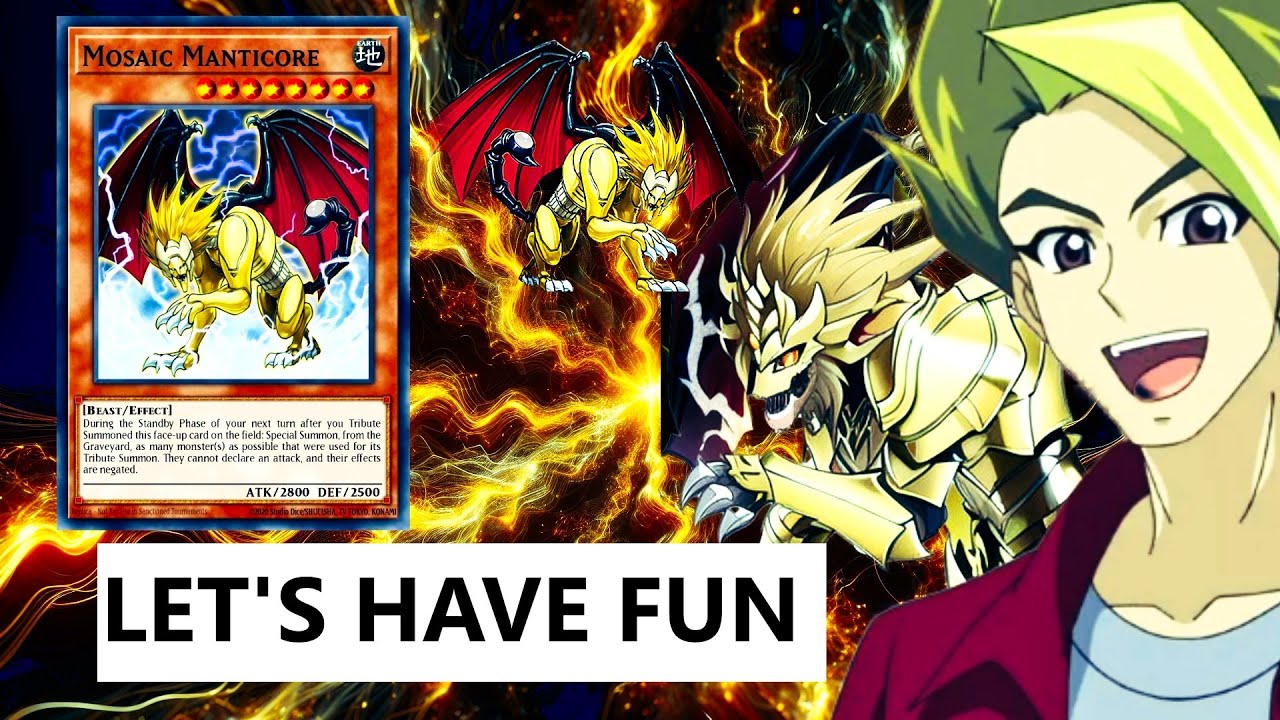 Yu-Gi-Oh! Master Duel PRO ,Mosaic Manticore DECK (Melffy) - YouTube