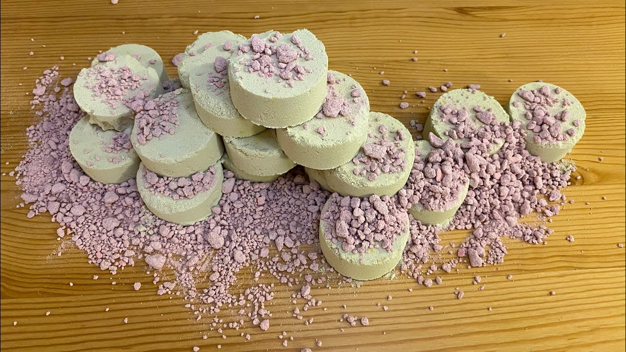 Asmr | soft & fluffy baking soda blocks - YouTube
