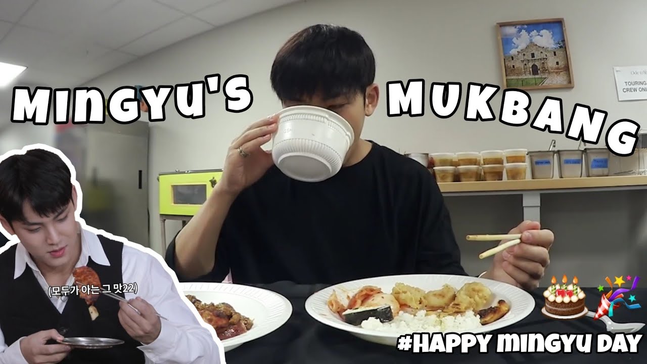 Kim Mingyu's Eating Show [Mukbang] | Happy Mingyu Day! - YouTube