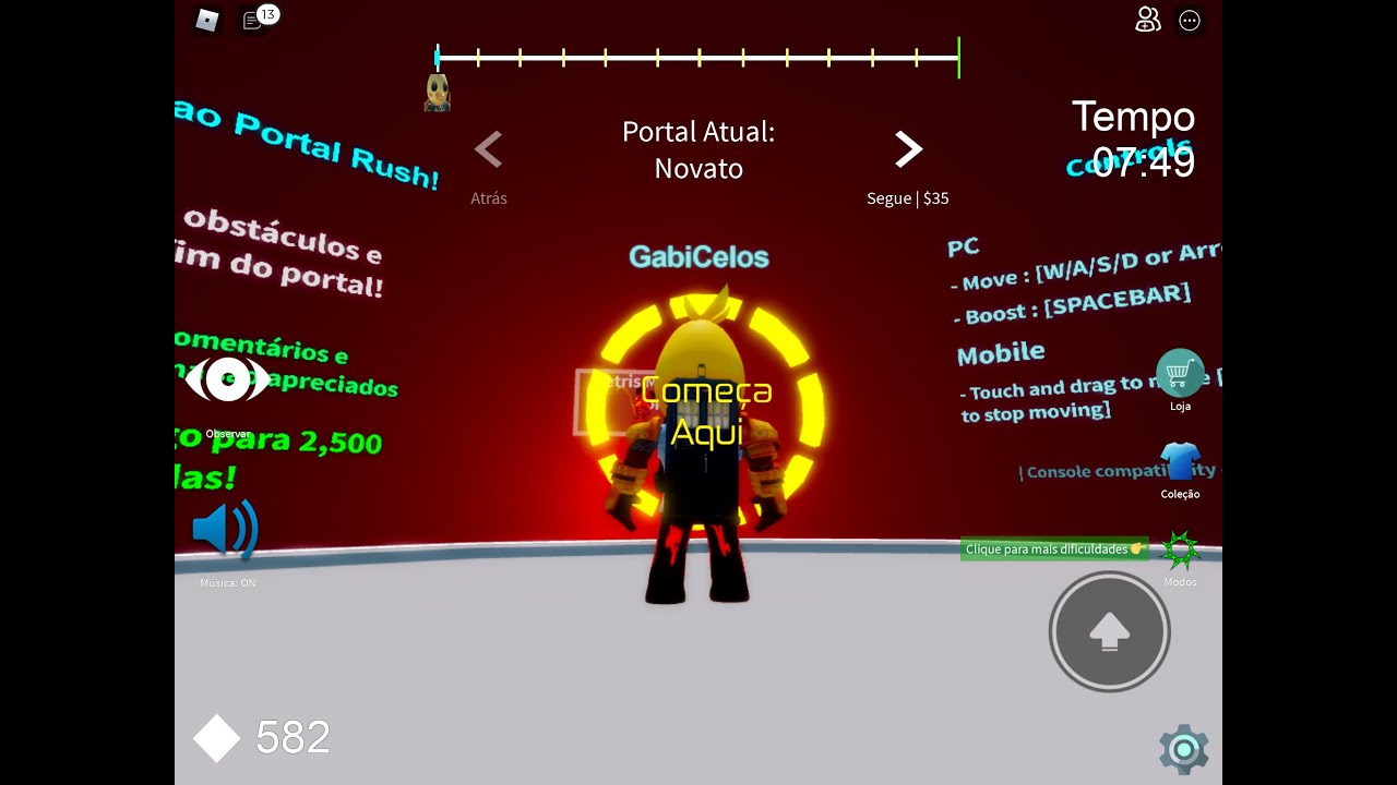 Roblox - 7 dicas para você no Portal Rush. - YouTube