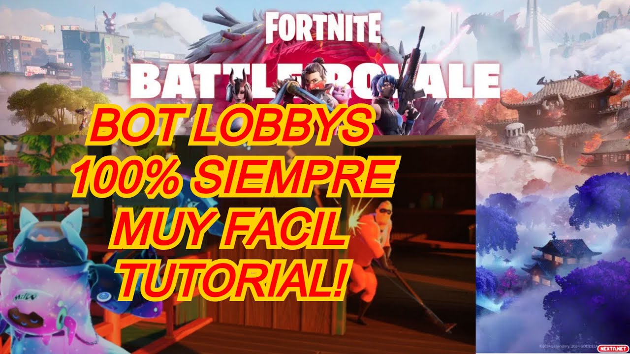 BOT LOBBY 100% FORTNITE BATTLE ROYALE TUTORIAL SIEMPRE FACIL - YouTube