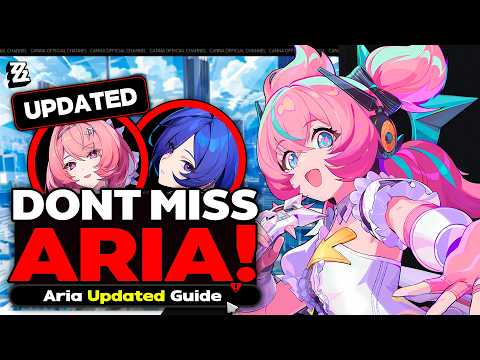 IS SHE BAIT?! The BEST UPDATED Guide to Aria (Teams/Disc/W-Engine) - Zenless Zone Zero
