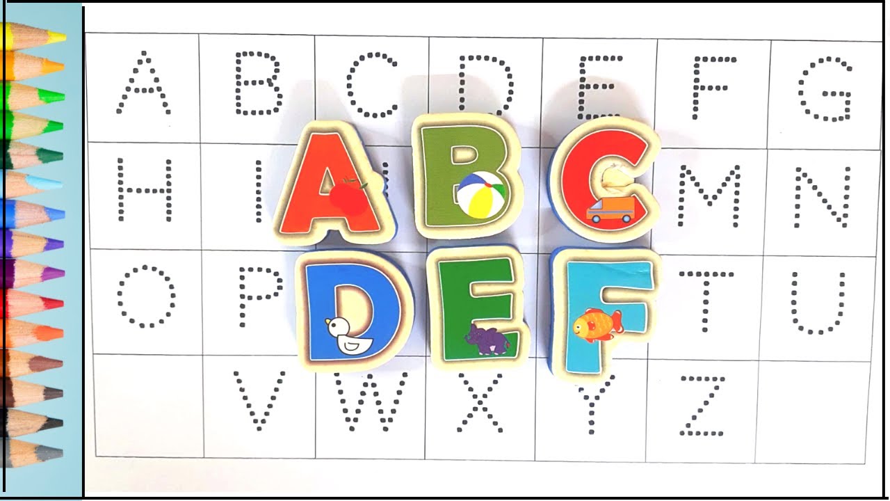 A for apple , B for Boat , C for Cow II abcd , alphabets I abcd, abcd ...