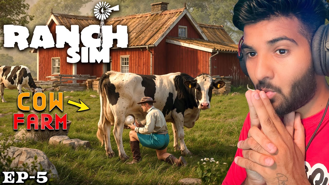 New Dairy Farm 🐄🤠| EP:5 Ranch Simulator | Happy Goldsmith - YouTube