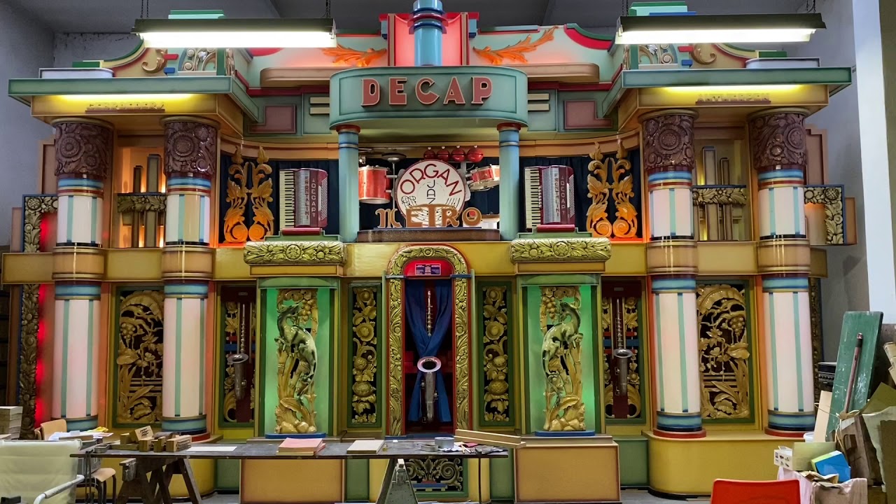 Gebr. Decap Antwerpen - 121 key dance organ Metro - YouTube