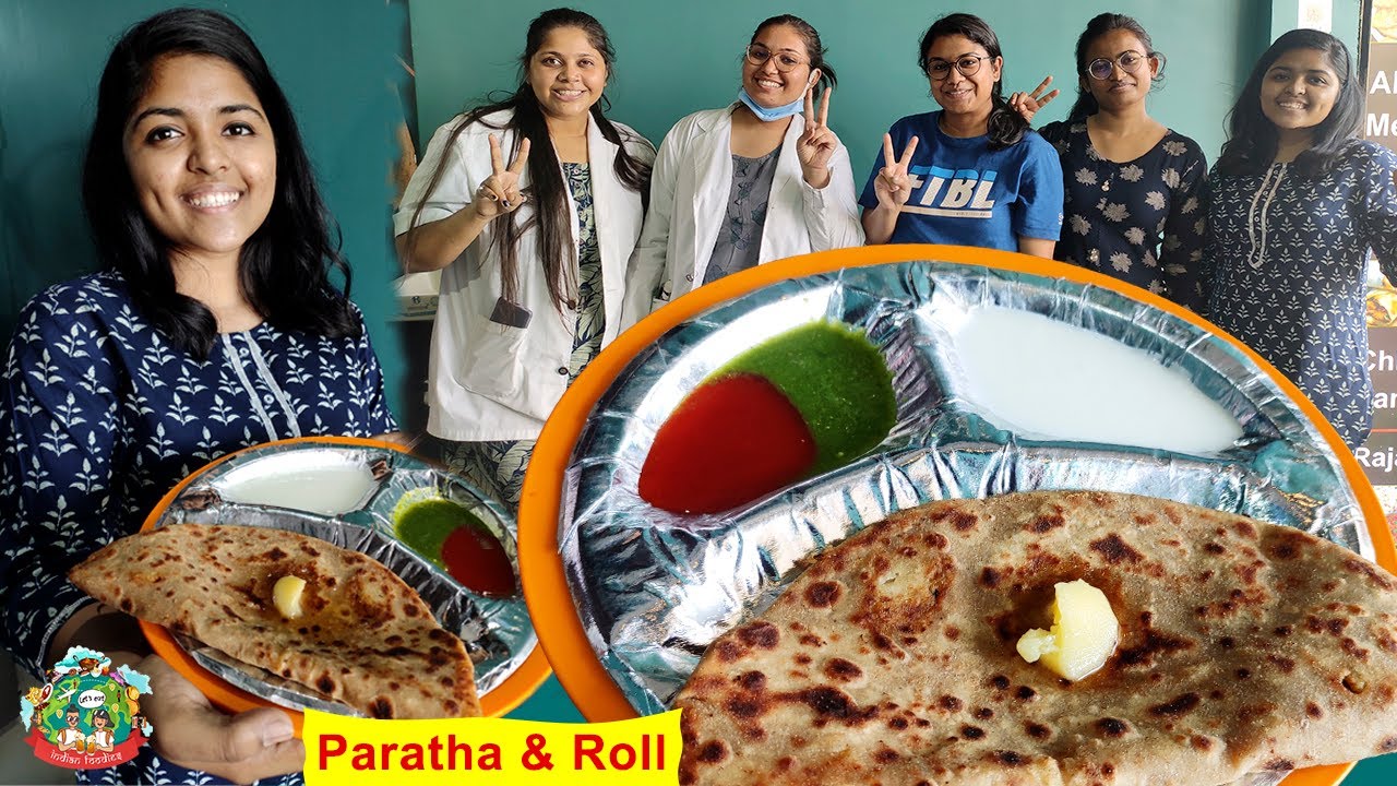 Best Paratha's in Wardha | Indian Street Food | Paratha Made in Pure ...