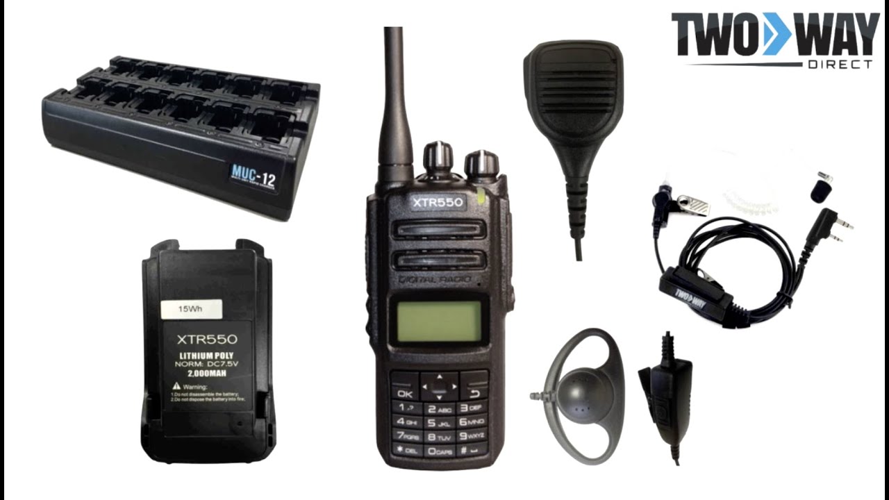 TWD XTR550 Two Way Radio Accessories Two Way Direct YouTube
